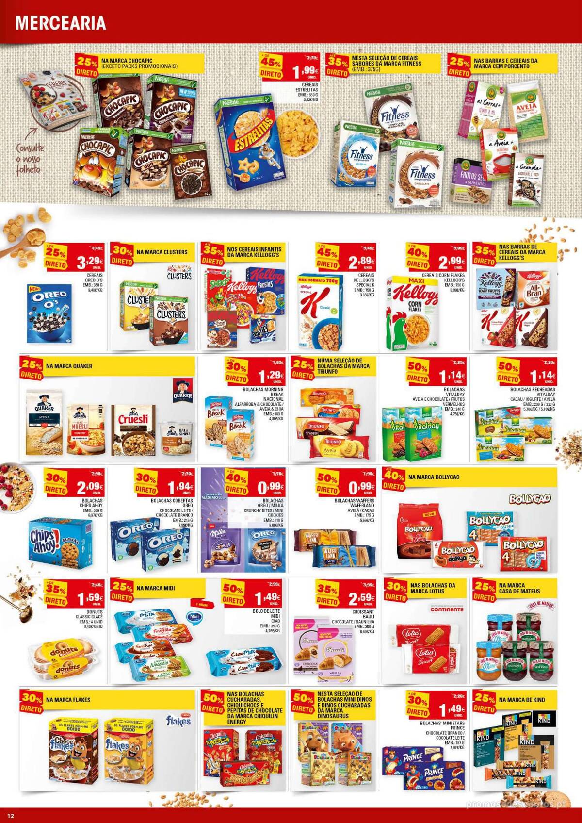 Folheto Continente Lojas Continente/Modelo de 6 a 12 Abril