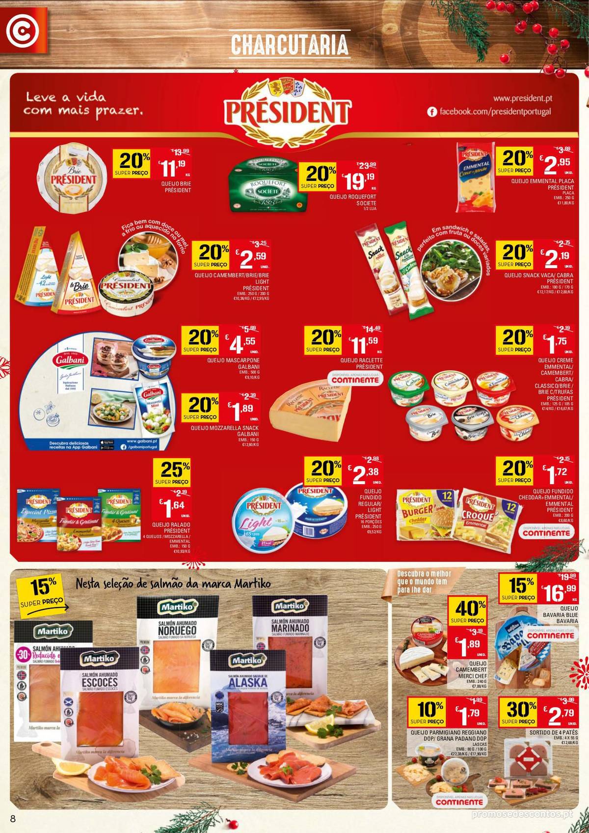 Folheto Continente Lojas Hiper/ Modelo de 17 a 25 Dezembro