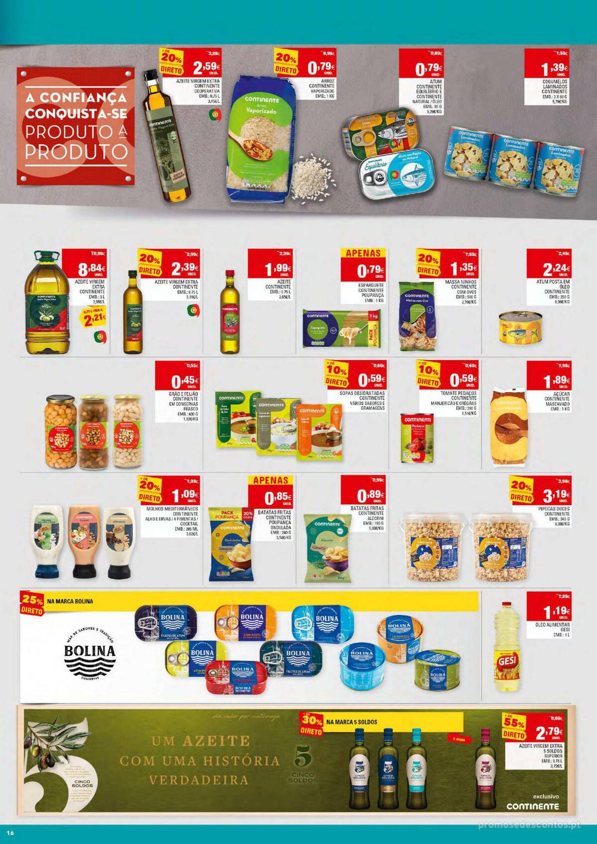 Folheto Continente Lojas Continente/Modelo de 9 a 15 Março