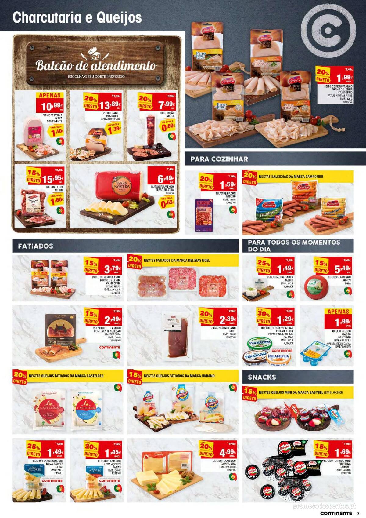 Folheto Continente Lojas Continente/Modelo de 9 a 15 Março