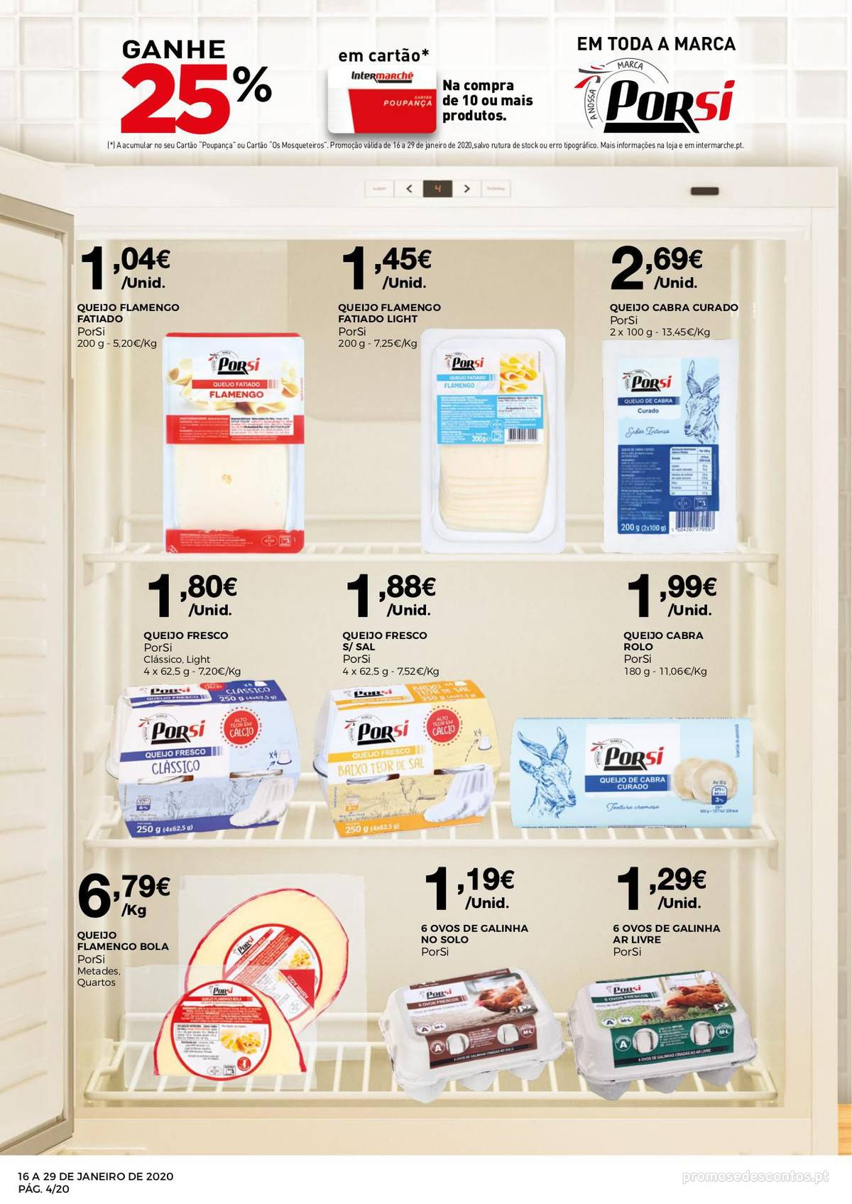 Folheto Intermarché A nossa marca PorSi de 16 a 29 Janeiro