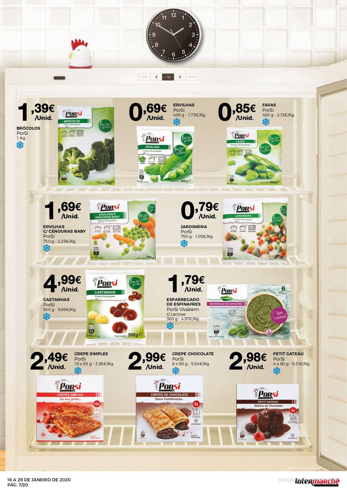 Folheto Intermarché A nossa marca PorSi de 16 a 29 Janeiro
