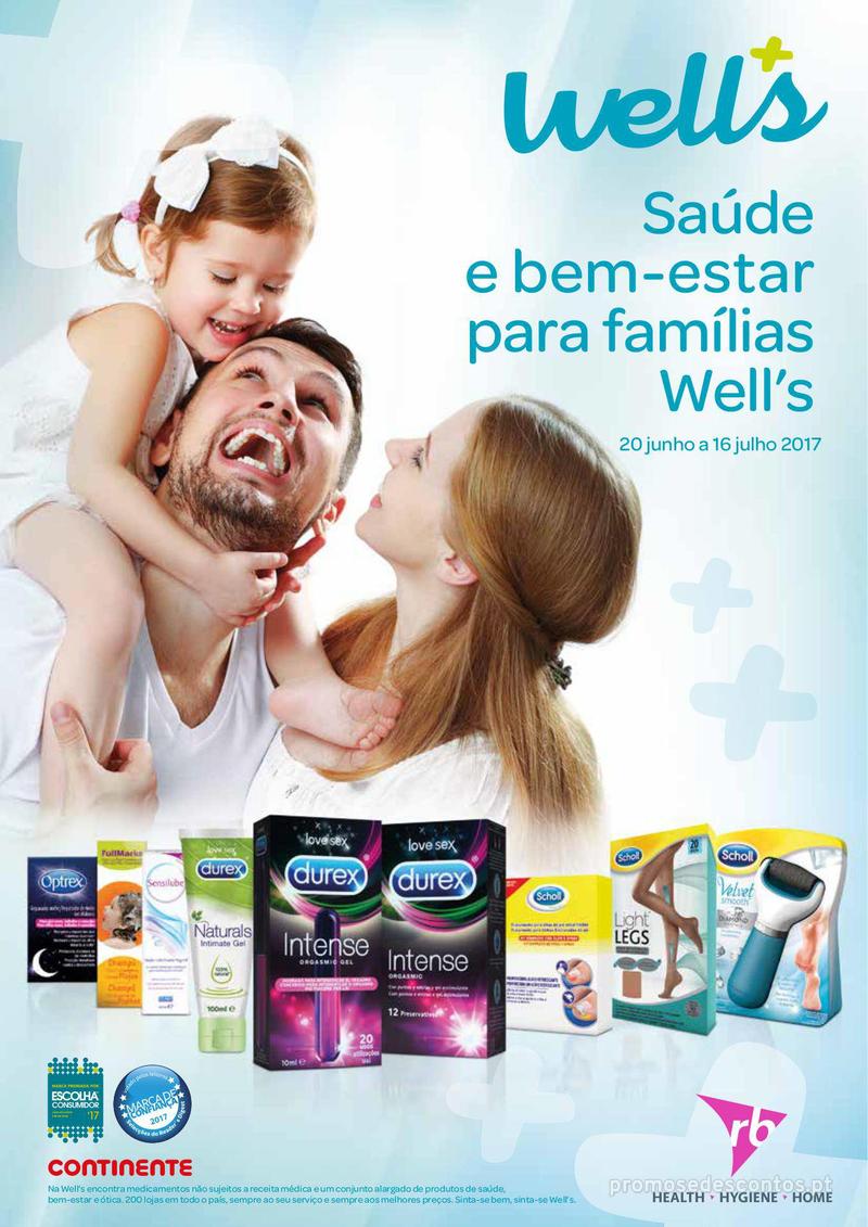 Folheto Wells Saúde e bem-estar para famílias Wells - 20 de Junho a 16 ...