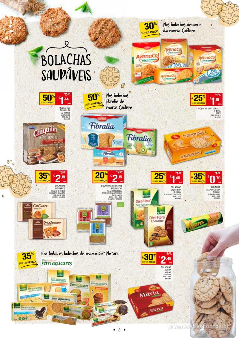 Folheto Continente Biscoitos e bolachas - 5 de Fevereiro a 18 de Fevereiro